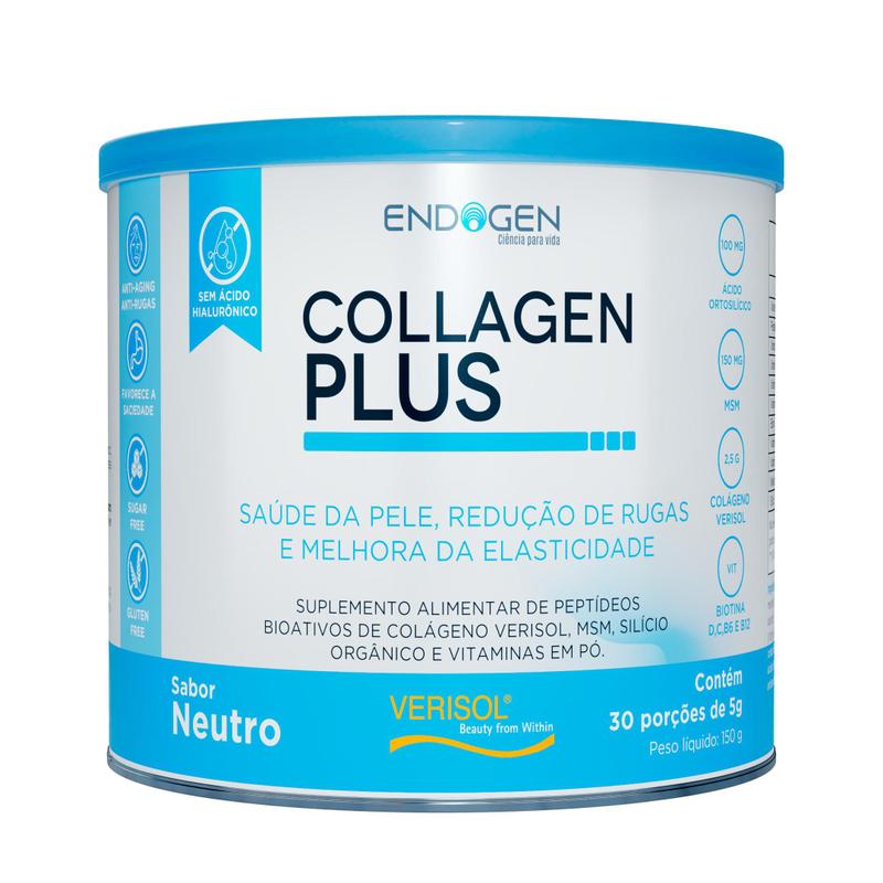 Collagen Plus 150g - Endogen - Colágeno - Magazine Luiza