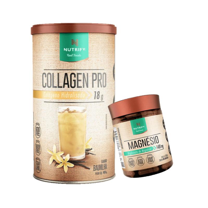 Collagen Pro - 450G - Colágeno Body Balance + Magnésio - 60 Cápsulas ...