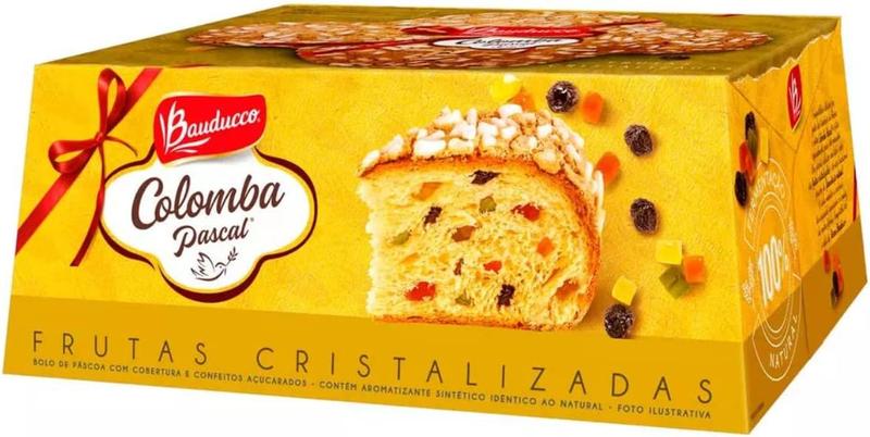 Colomba Pascal Frutas Cristalizas Bauducco 454g - Colomba Pascal ...