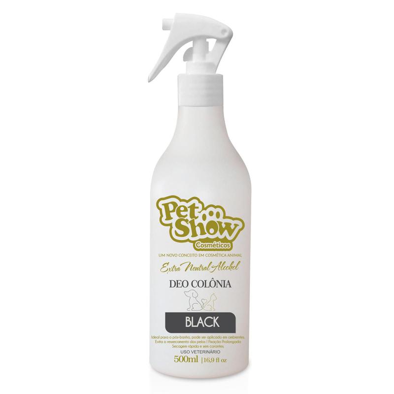 Colônia Black 500 Ml Pet Show - Outros Pet Shop - Magazine Luiza
