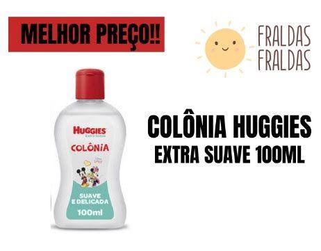 Colônia Huggies 100 ml Extra Suave - Limpeza Corporal - Magazine Luiza