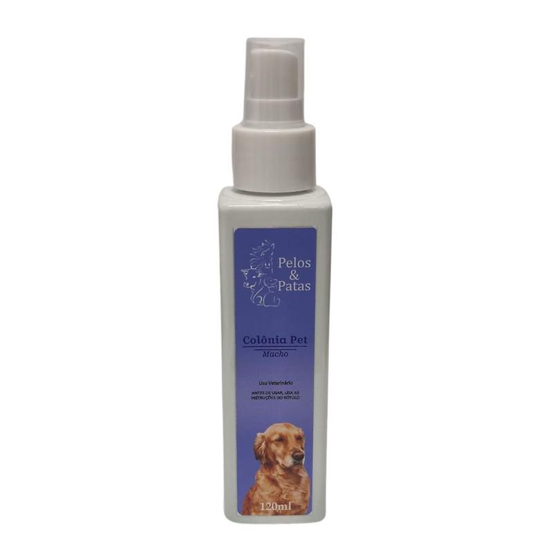 Colônia Pet Perfume Desodorante Macho Pelos E Patas 120ml - Outros Pet ...