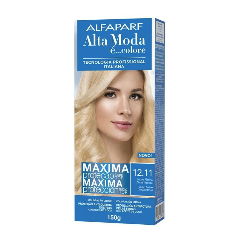 Coloração alta moda 12.11 lou plati cinza intenso 150gr - Alfaparf ...