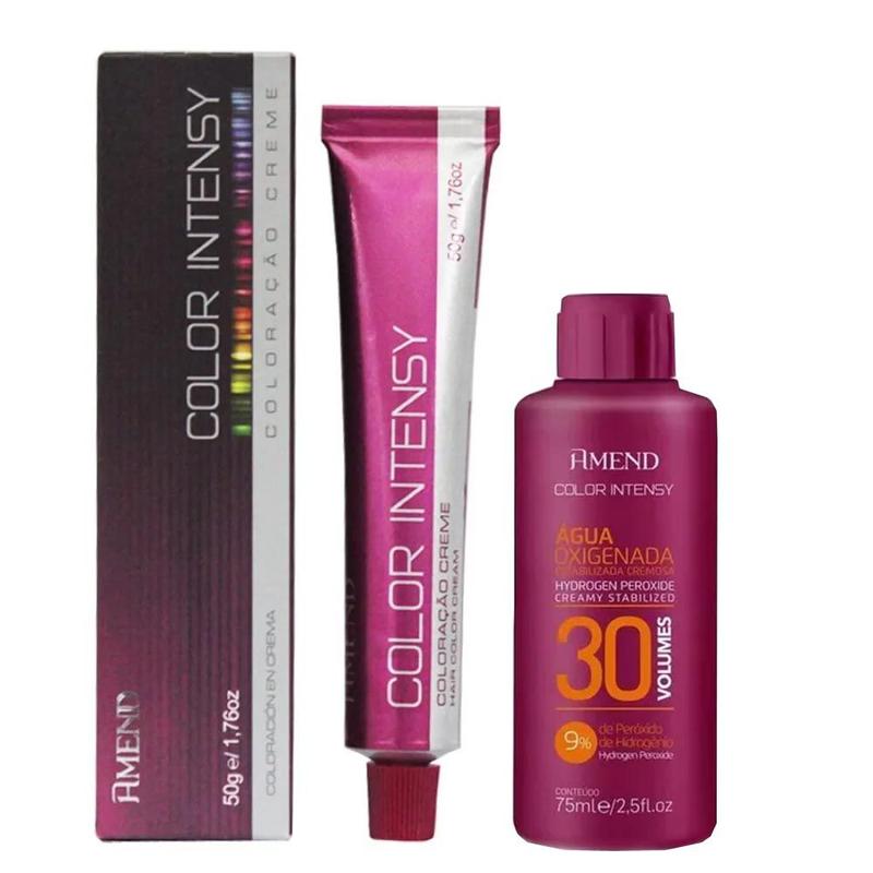 Coloração Creme Color Intensy 9.98 Marsala 50g + Ox 30v. - Amend ...