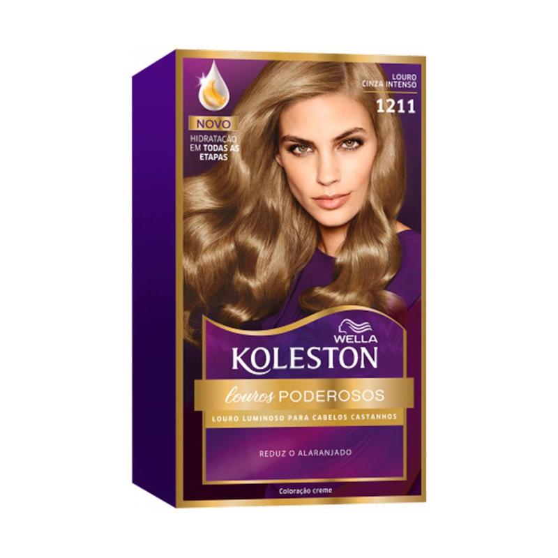 Coloração Creme Koleston Louros 1211 Louro Cinza Intenso 55g - Tinta de ...