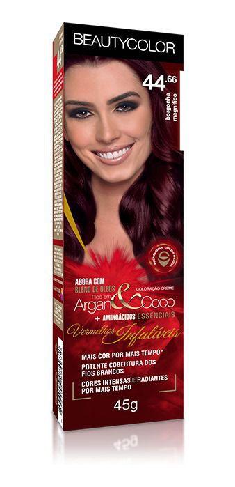 Coloração Individual Beautycolor 44.66 Borgonha Magnífico - Tinta de ...