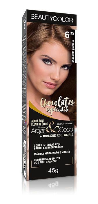 Coloração Individual Beautycolor 6.35 Chocolate Glamour - Tinta de ...