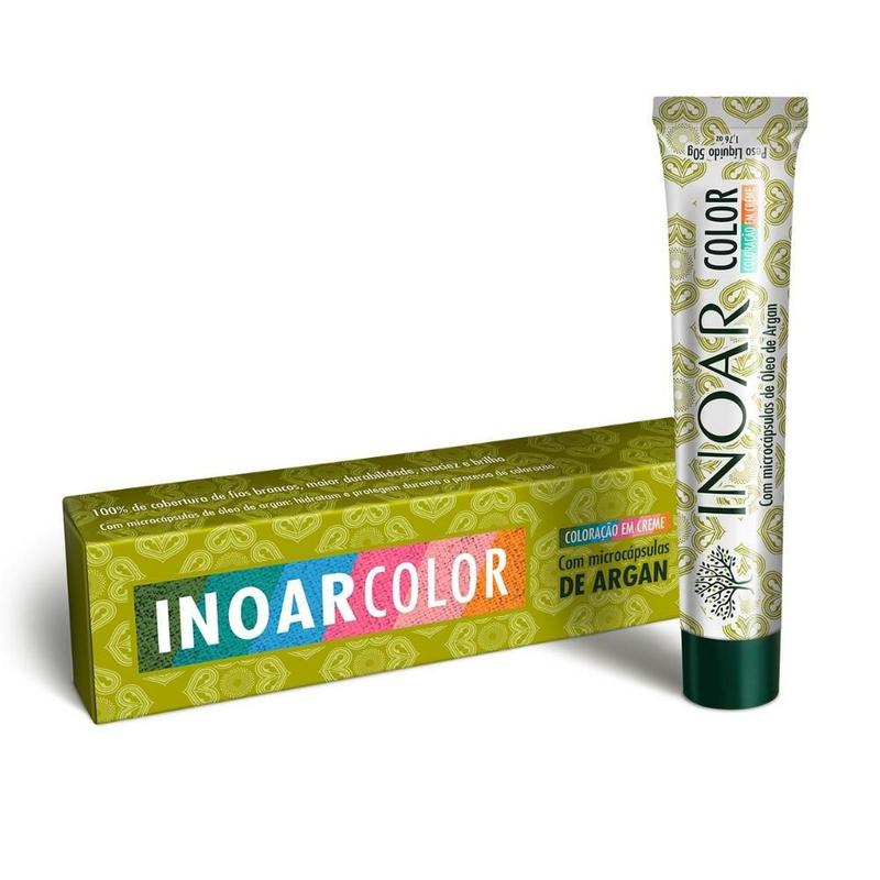 Coloração Inoar Color System - 1/0 Preto - Tinta de Cabelo - Magazine Luiza