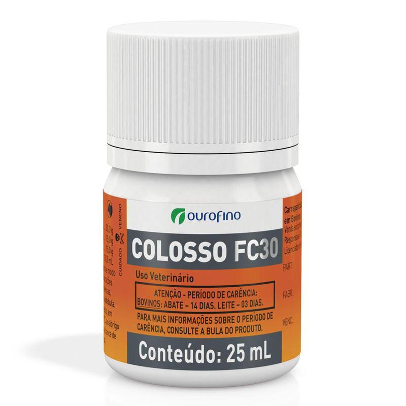 Colosso Pulverização Fc30 25ml Ourofino - Antipulga e Carrapaticida ...
