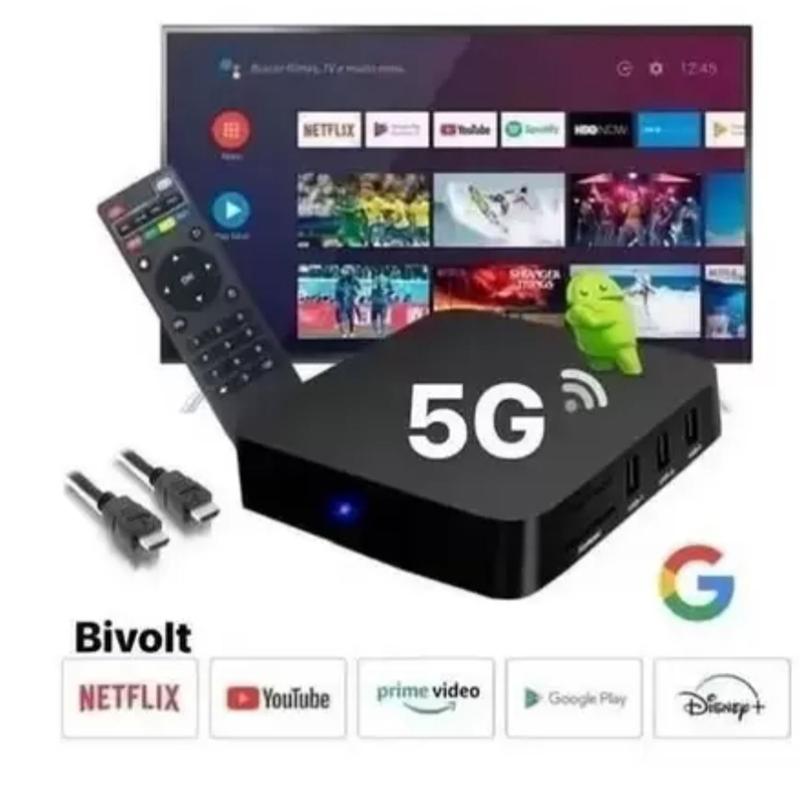 Com Box 4K Pro Sua Tv Vira Uma Smart Tv 5G 128GB - Utilidades 22 ...