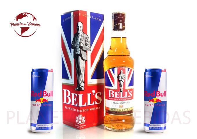 Combo 1 Whisky Bell's 700ml + 2 energético Red Bull 250 ml - Bebidas ...
