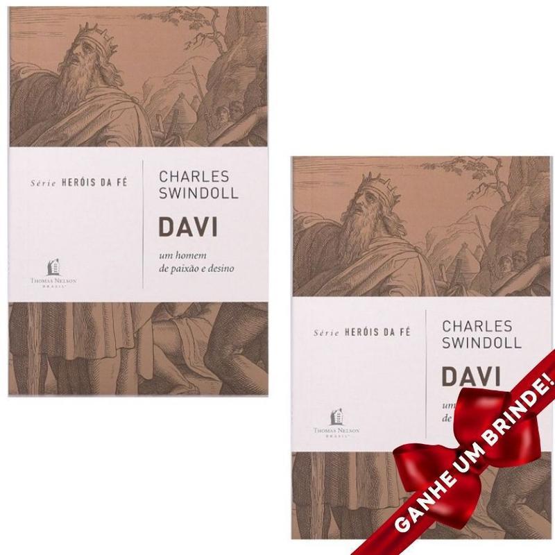 Combo 2 Livros Série Heróis da Fé Davi Charles Swindoll Cristão ...