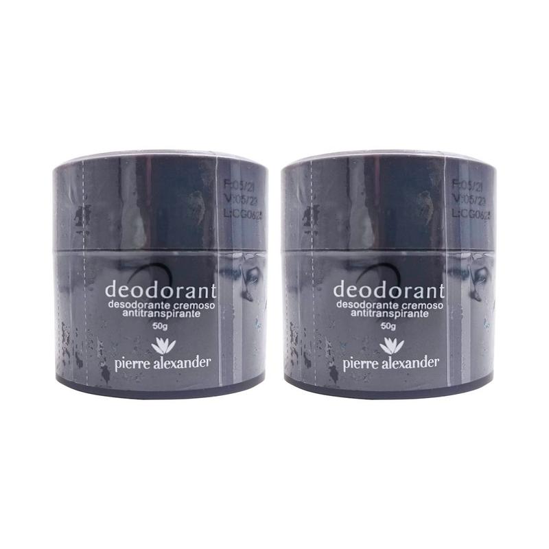 Combo 2 Pierre Alexander Desodorante Em Creme 50g - Desodorante ...