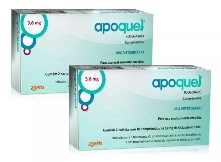 Combo 2 Unidades Apoquel Dermatológico 3,6 MG - ZOETIS - Farmácia Pet ...