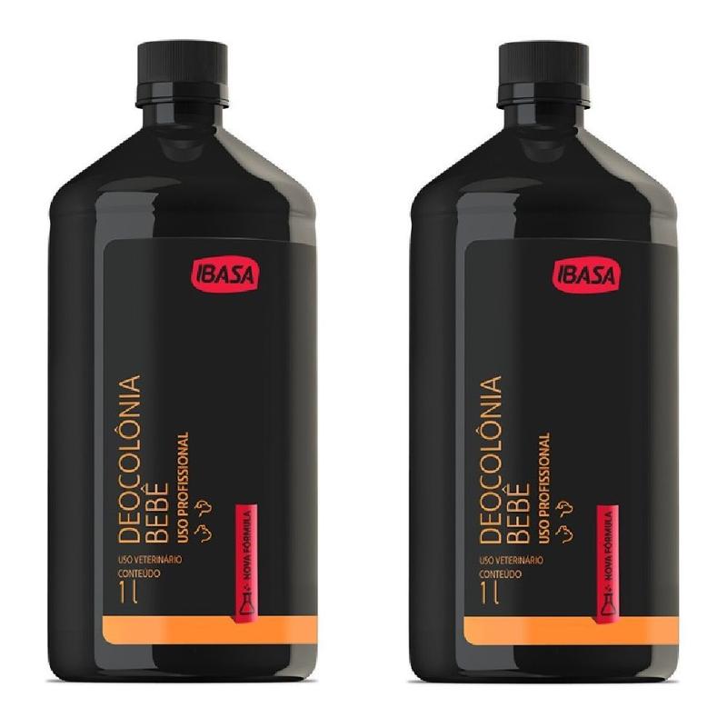 Combo 2un Deo Colônia Bebê 1L Cada Perfume - Ibasa - Kit de Perfume ...