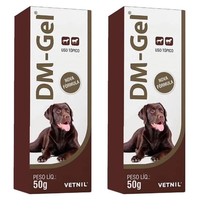 Combo 2un DM Gel 50g cada - Vetnil - Vitaminas e Suplementos para Pet ...