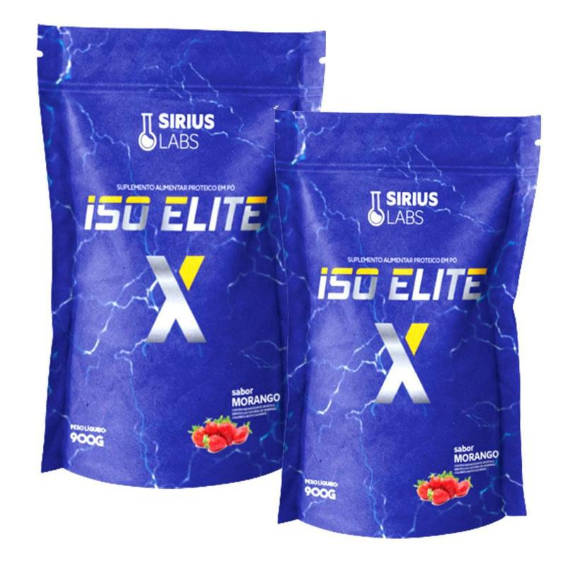 Combo 2x Whey Iso Elite X 900g - Sirius Labs - Whey Protein - Magazine ...