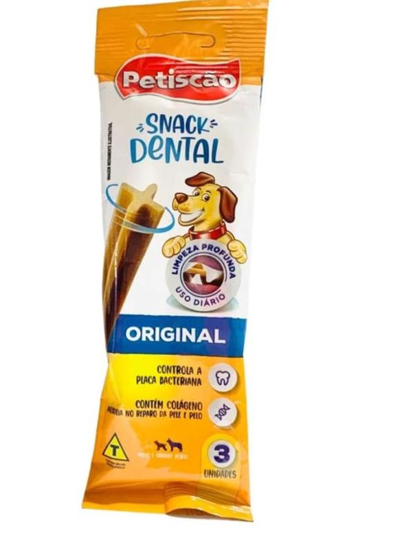 (Combo 3 pacotes)Snack dental Original 3 unid. - PETISCÃO - petiscao ...
