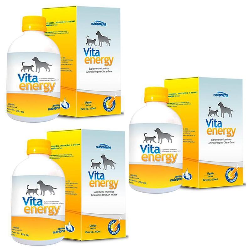 Combo 3Un Suplemento Vit. Vita Energy 250Ml Cada Nutripharme ...