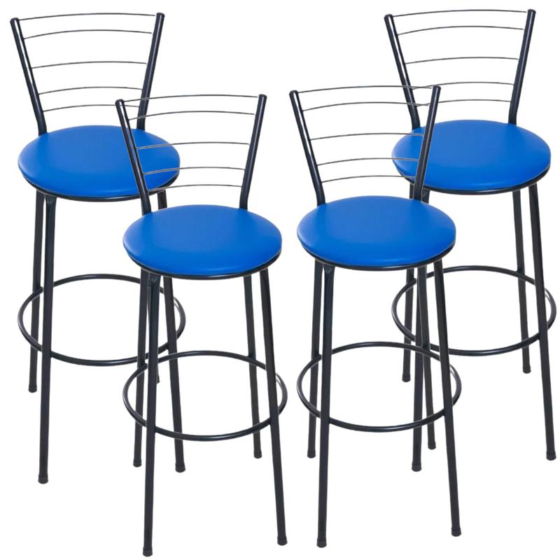 Combo 4 banqueta alta 5 arame cozinha area - ESPAÇO JUNCO - Outros ...