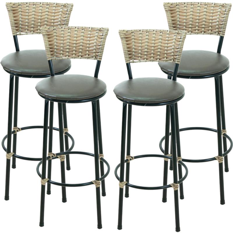 Combo 4 banquetas cadeiras alta cozinha bar - ESPAÇO JUNCO - Banqueta ...