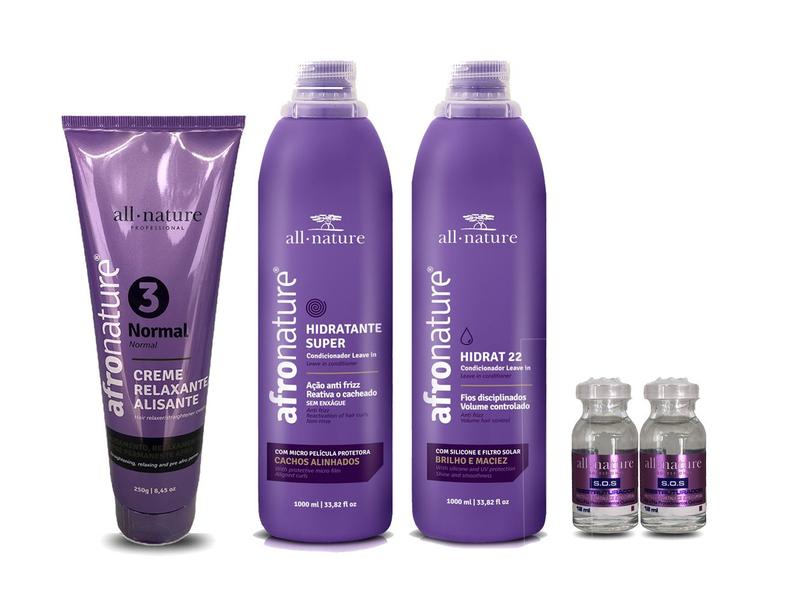Combo Afro Nature Hidrat 22 Profissional + Hidrat Super 1 L - All ...