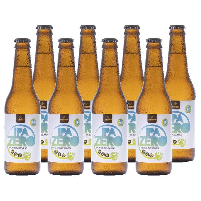 Combo Com 8 Gfs Cerveja Sem Álcool Campinas Ipa Zero 355 Ml ...