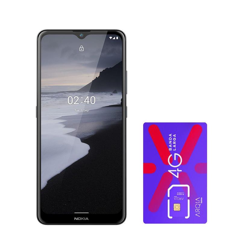 Combo Connect - Smartphone Nokia 2.4 64GB 13MP + 12MP Cinza e Simcard ...