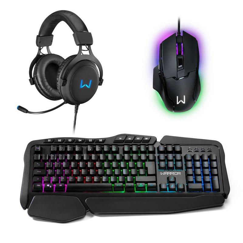 Combo Gamer - Mouse Gamer 6400DPI, Teclado Gamer Clancy RGB Macro e ...