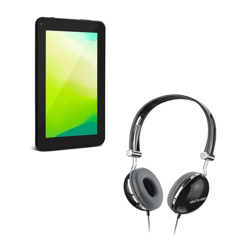 Combo High Tech - Tablet Mirage 32GB 7 Polegadas Preto e Fone De Ouvido ...