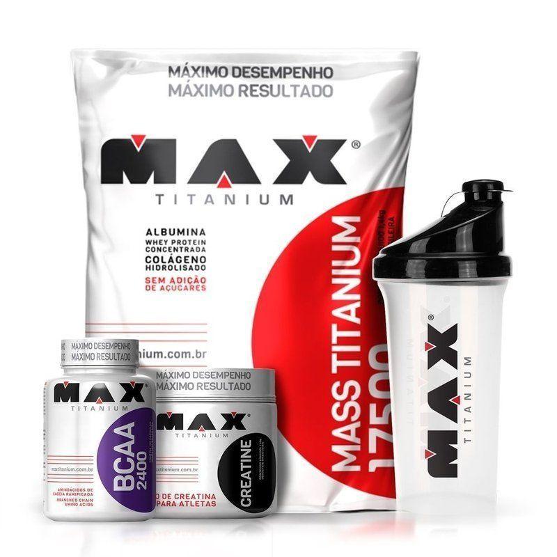 Combo Hipertrofia Máxima - Max Titanium - Kit de Suplementos - Magazine ...