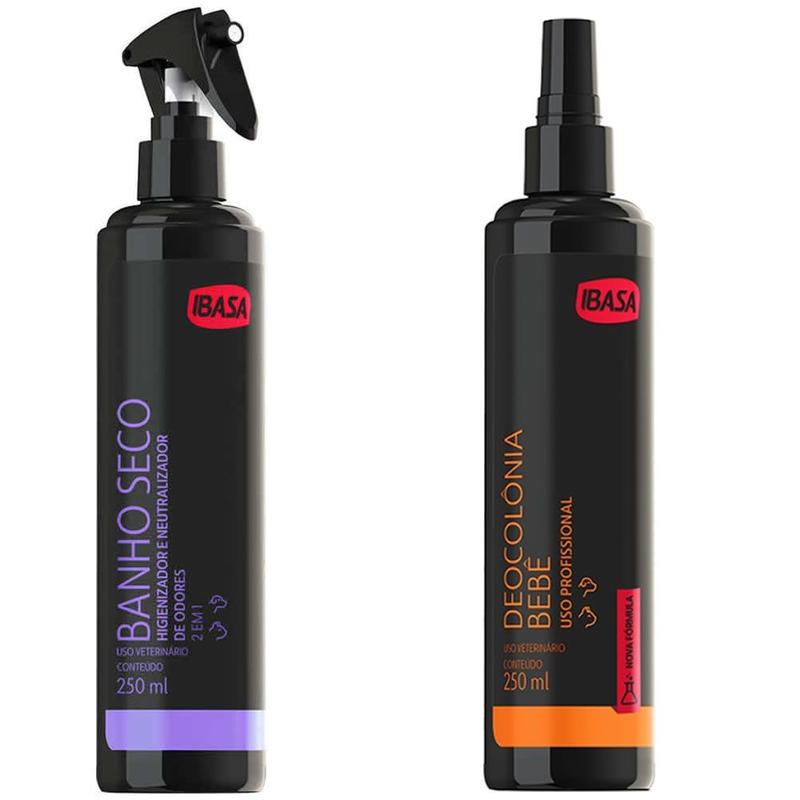 Combo Ibasa Banho Seco 250ml + Colônia Bebe 250ml - Kit de Perfume ...