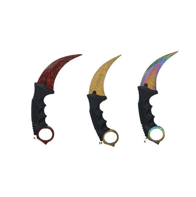 Combo Karambits Teia de Aranha: Vermelha + Dourada+ Colorida - Facas ...