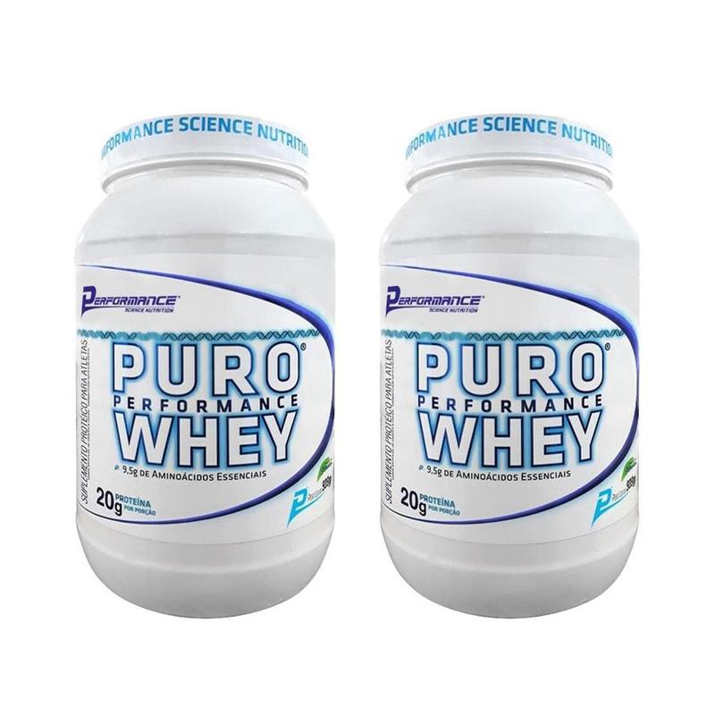 Combo Kit 2x Puro Whey Protein Concentrado Performance 909g ...