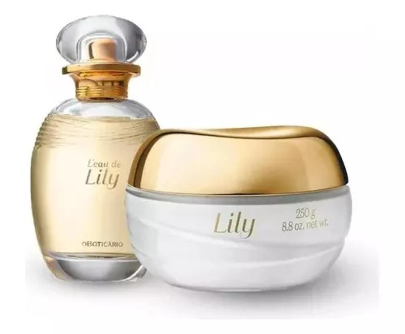 Combo L'eau De Lily Colônia + Creme Hidratante O Boticário - o ...