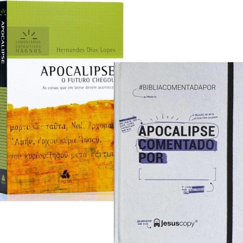 Combo Livro Apocalipse Comentário Expositivo Hernandes Dias Lopes ...