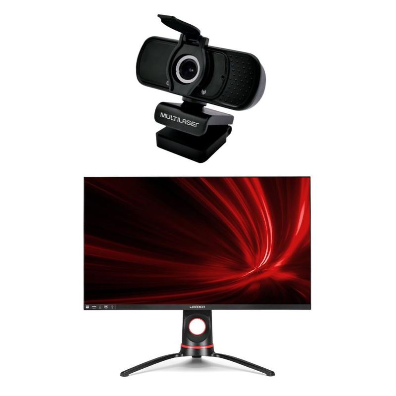 Combo Office - Monitor Gamer Kaizen 27 Pol 144Hz e Webcam Full Hd 1080p ...