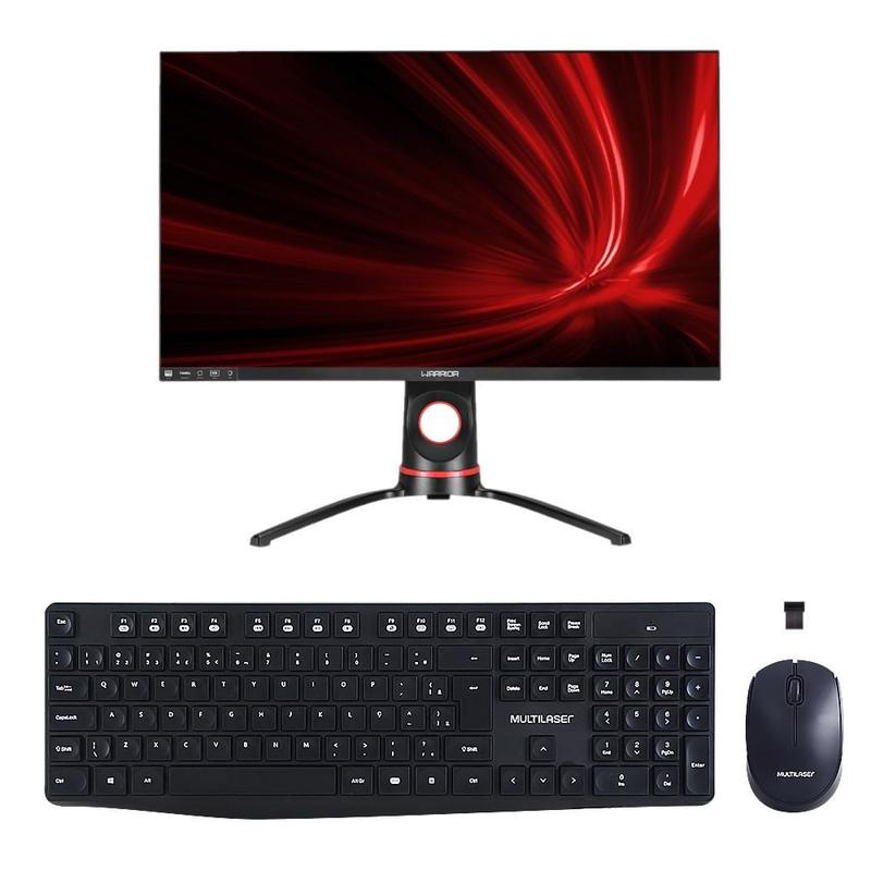 Combo Office - Monitor Gamer Kaizen 27 Pol Full HD IPS 144Hz e Teclado ...