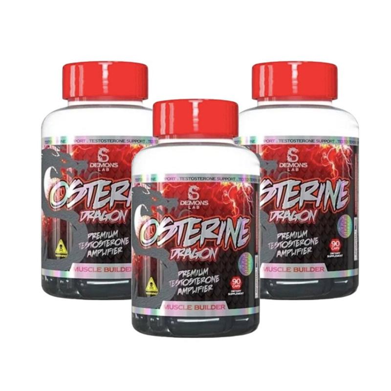 combo suplemento 3x ostarin dragon 90 cápsulas - demons lab - Produtos ...
