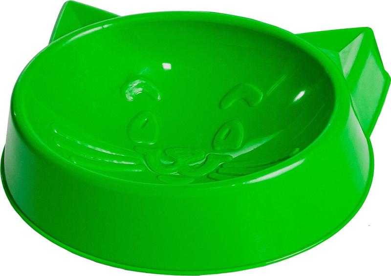 Comedouro Desenhado Cara de Gato 60 ml - Cores - Jel Plast - Comedouro ...