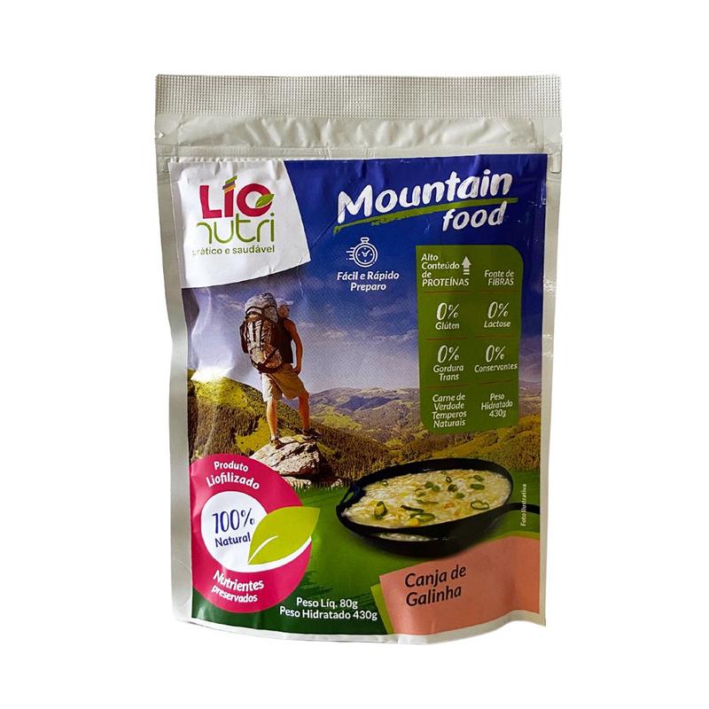 Comida Liofilizada Canja de galinha - Mountain Food - Lio Nutri ...