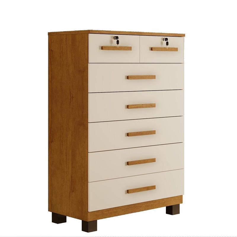 Cômoda New Barcelona 7 Gavetas Benetil - Benetil Móveis - Cômoda ...