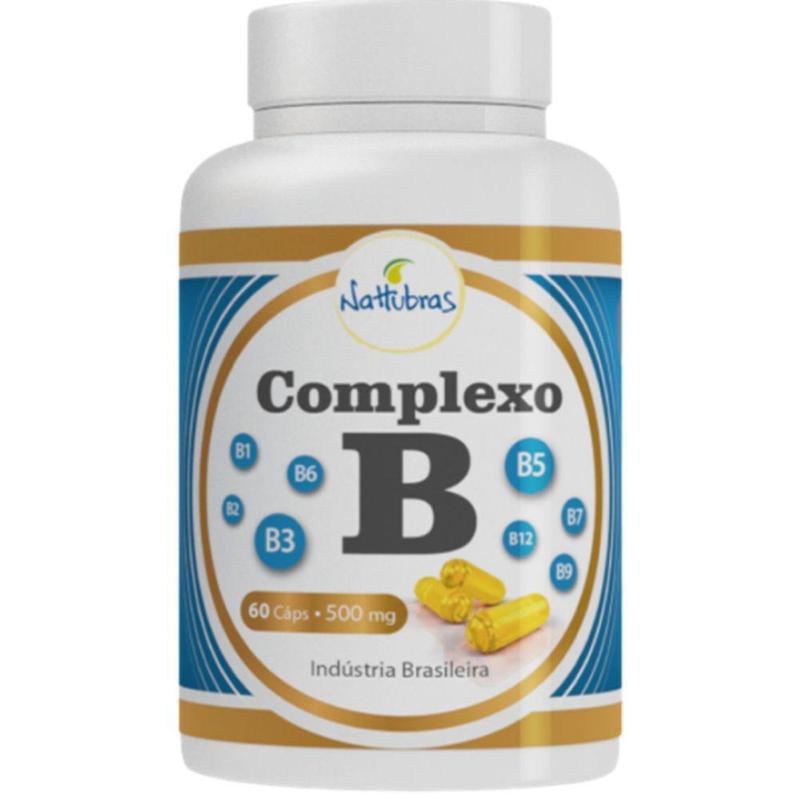 Complexo B 500mg 60caps - Nattubras - Complexo B - Magazine Luiza