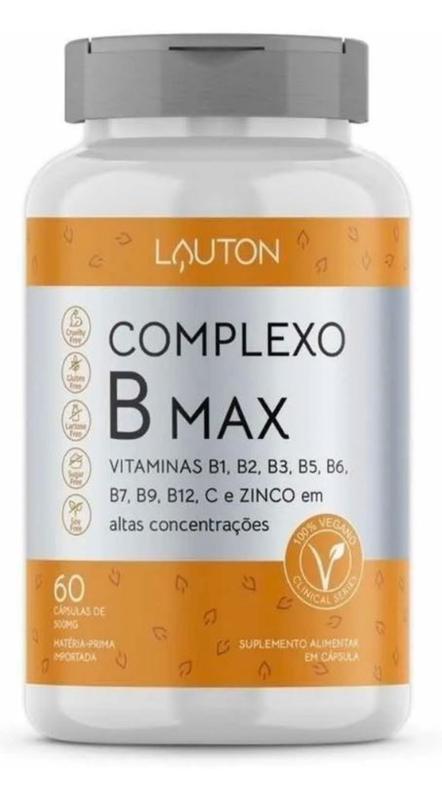 Complexo B - Max B9 Ácido Nutrition Fólico Lauton - Complexo B - Magazine Luiza