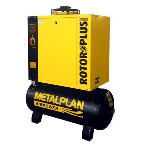 Compressor Ar Parafuso 6,0hp 28,2pcm - MetalPlan Rotor Plus 6 - Metal ...
