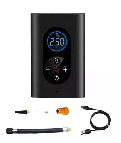 Compressor bomba de ar portátil multi funções com visor digital ...