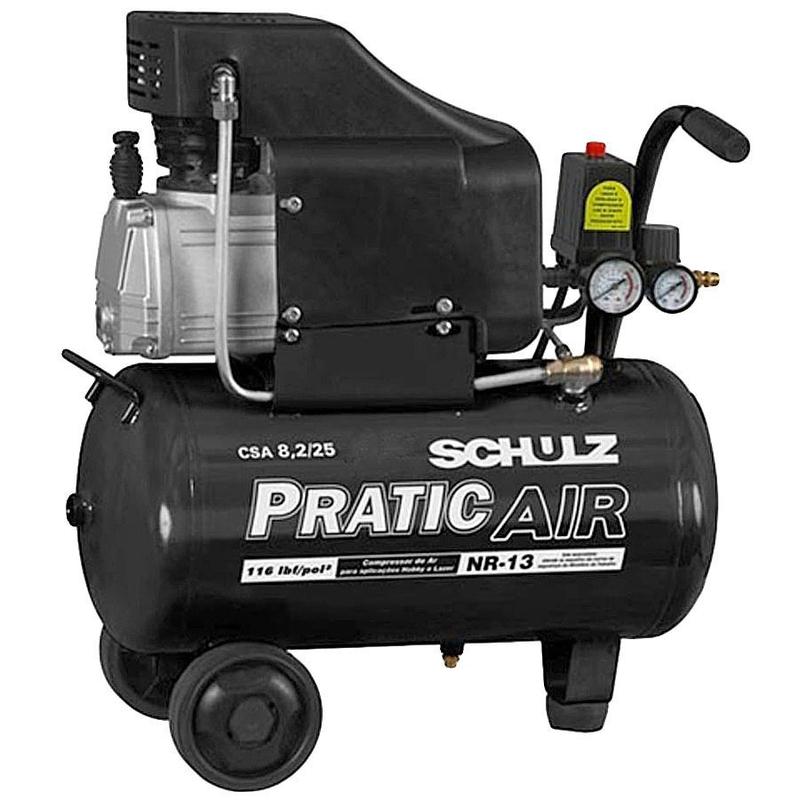 Compressor de Ar CSI 8,5/25 Pratic Air Schulz - Compressor - Magazine Luiza
