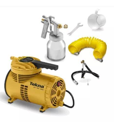 Compressor de Ar Portátil Com Kit Bivolt Cd1251bk Motor 1/4HP Tekna ...