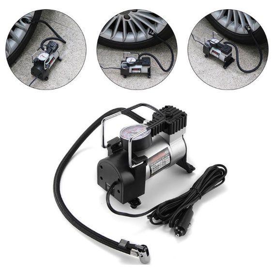 Compressor de Ar Portátil - Mini Profissional Veicular 12V - Online ...