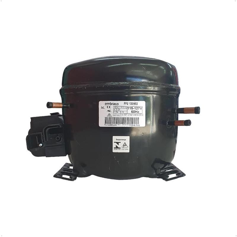 Compressor Embraco 1/3+hp 1/2hp 127v - R134a - FFU130HAX - Compressor ...